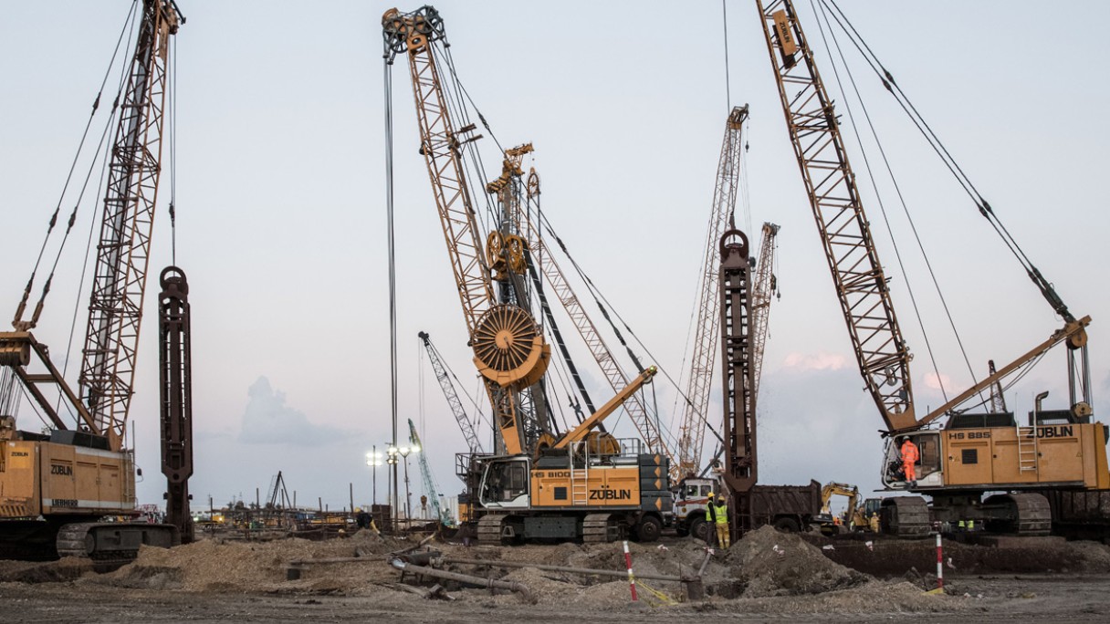 Above Ground Slurry Wall Construction Methods Slurry Wall