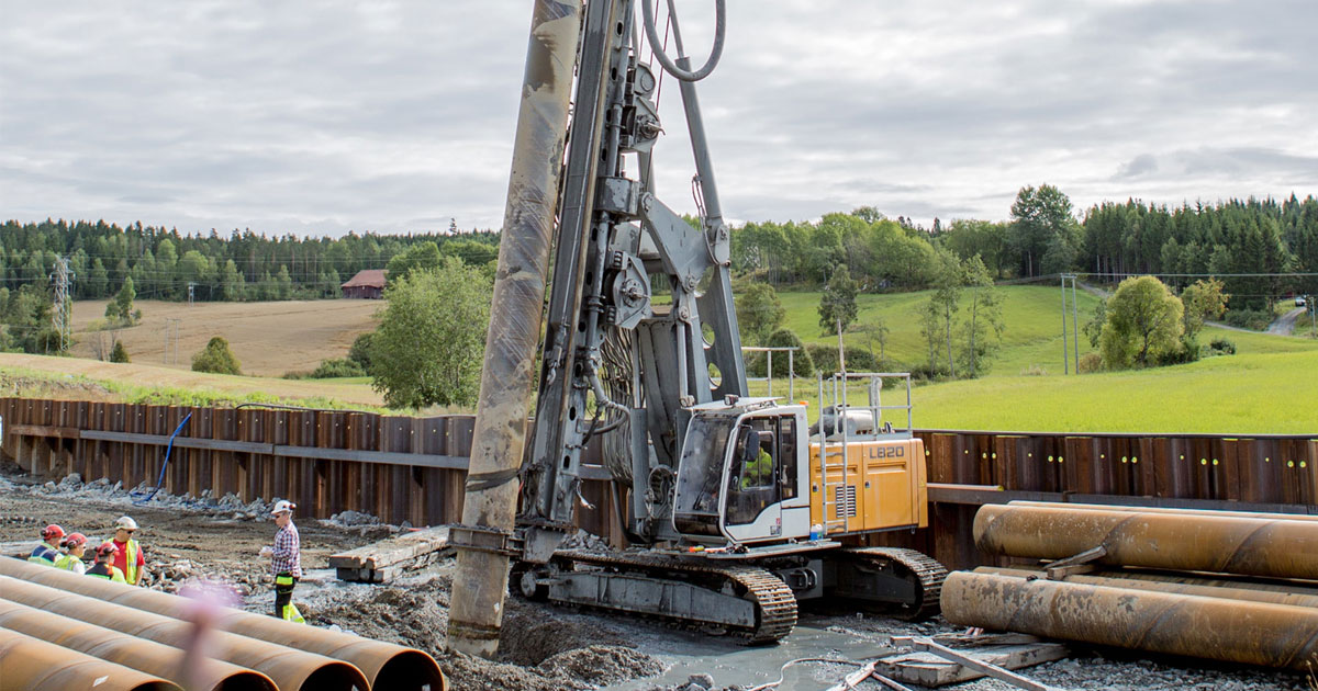 Downhole Hammer Foundation Pile CIR90 DTH Hammer Lower Air Pressure